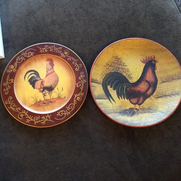 Wall Decor | Ceramic Decorative Chicken Plates | Poshmark